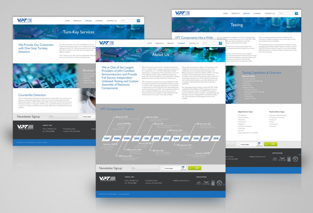 VPT Components Website - V2Works | Brandgineering by Design™