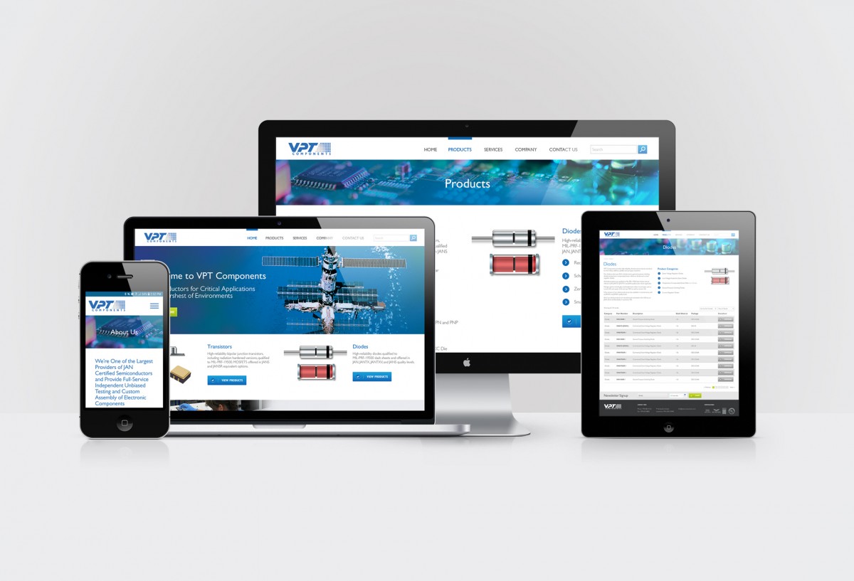 VPT Components Website - V2Works | Brandgineering by Design™